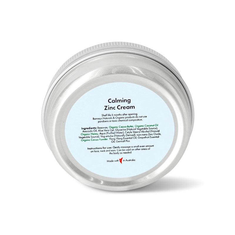 Calming Zinc Cream – Bunney’s Naturals & Organics